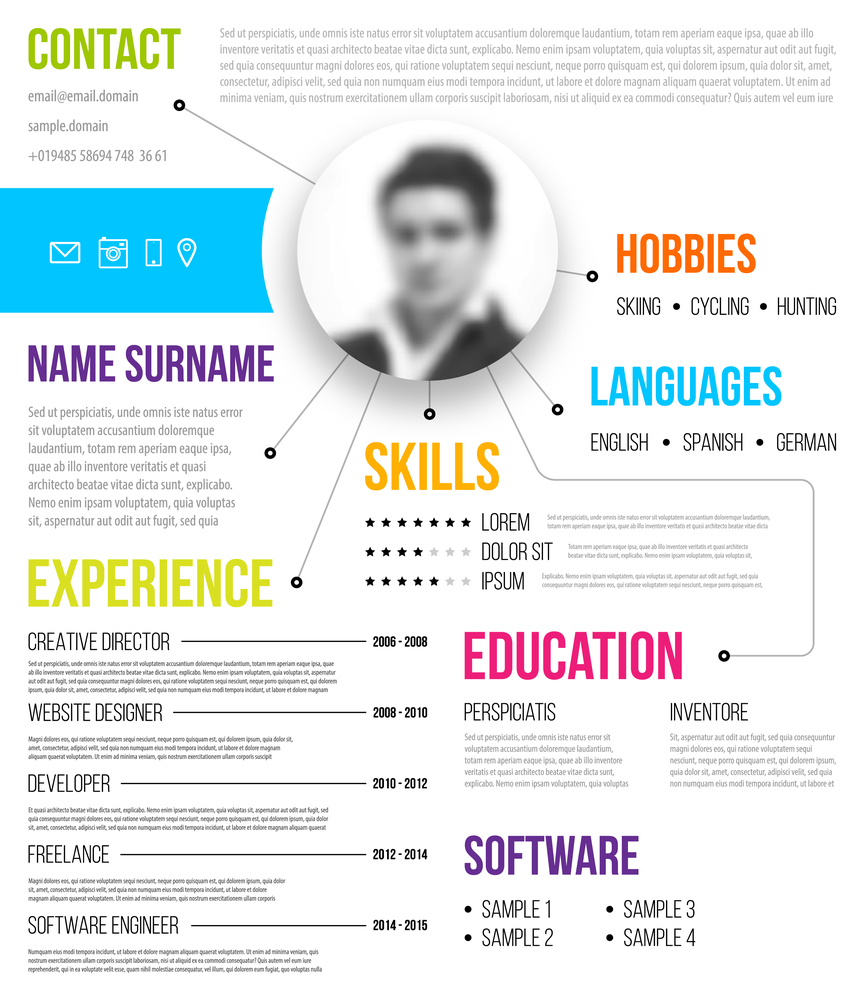 Best Practices For Using Infographic Resumes