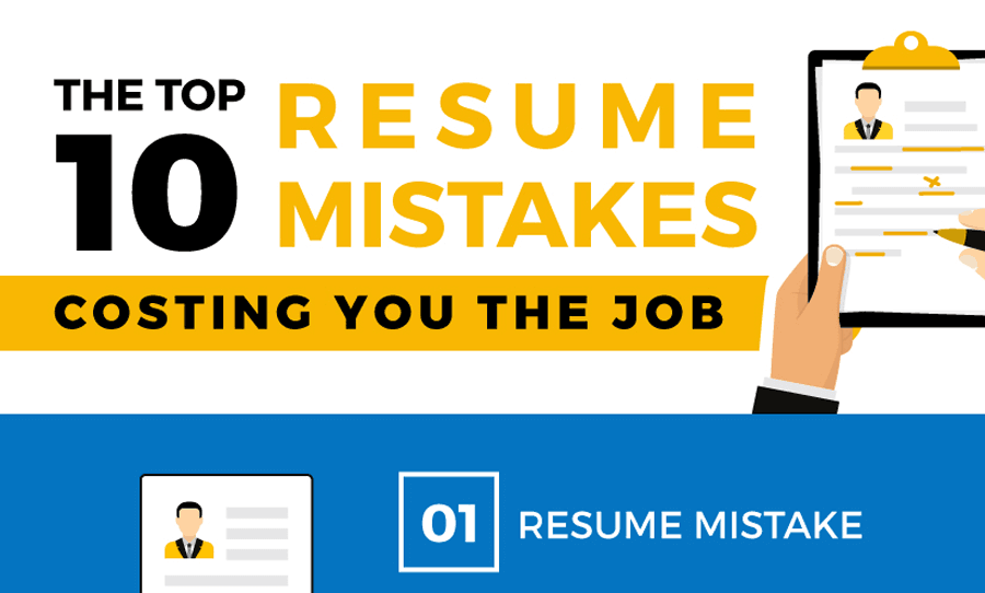 The Top 10 Resume Mistakes Costing You the Job (INFOGRAPHIC)