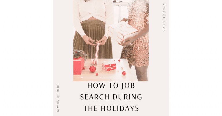 How to Job Search During the Holidays