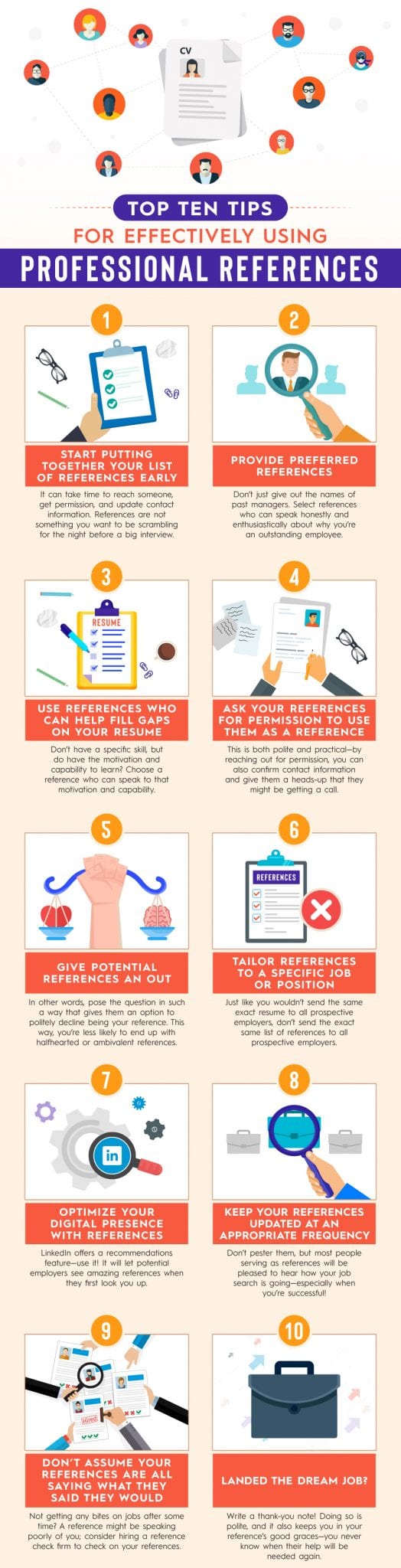 10 Tips For Effectively Using Professional References