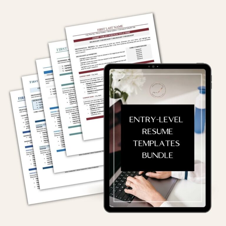 The Modern Entry-Level Template - Great Resumes Fast