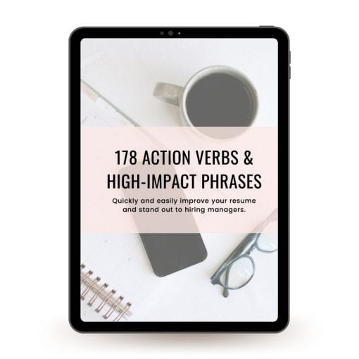 Resource: 178 Action Verbs & High-Impact Phrases to Improve Your Resume ...