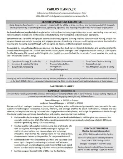 Case Study: Carlos Llanes, CEO - Great Resumes Fast