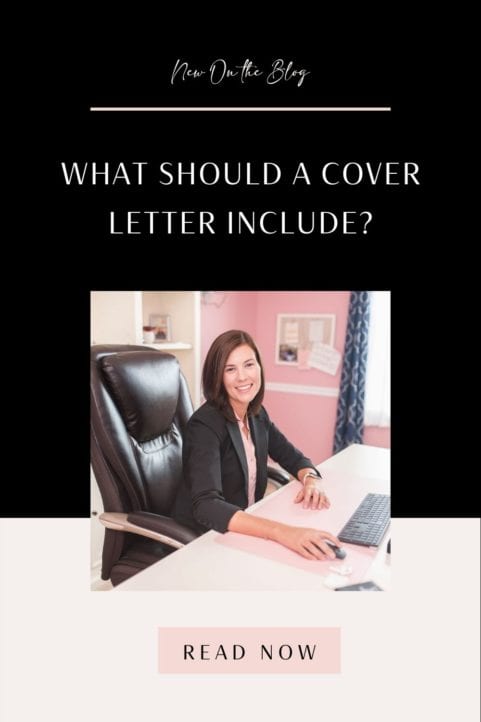 What Should A Cover Letter Include 