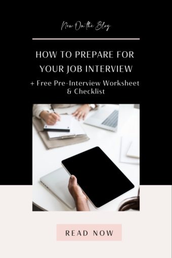 How to Prepare for Your Job Interview (+ Free Worksheet and Checklist)