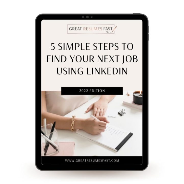 Resource: 5 Simple Steps to Find Your Next Job Using LinkedIn - Great ...