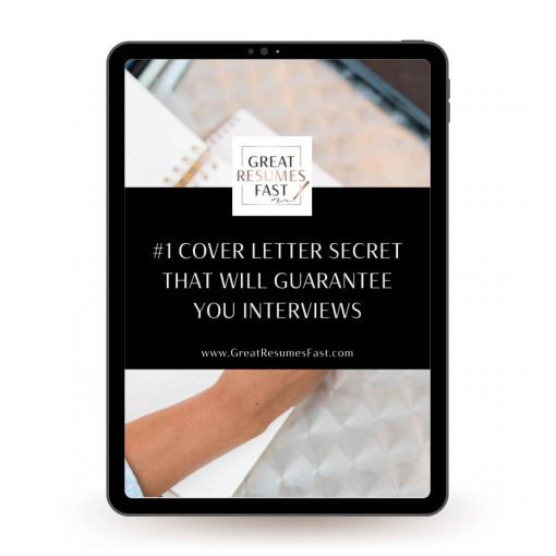 Resource: One Cover Letter Secret That Will Guarantee You Interview
