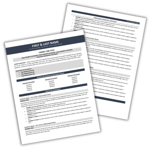Paragraphs vs. Bullets on Your Professional Resume: Why Too Much of a ...