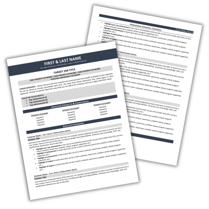 Paragraphs vs. Bullets on Your Professional Resume: Why Too Much of a ...
