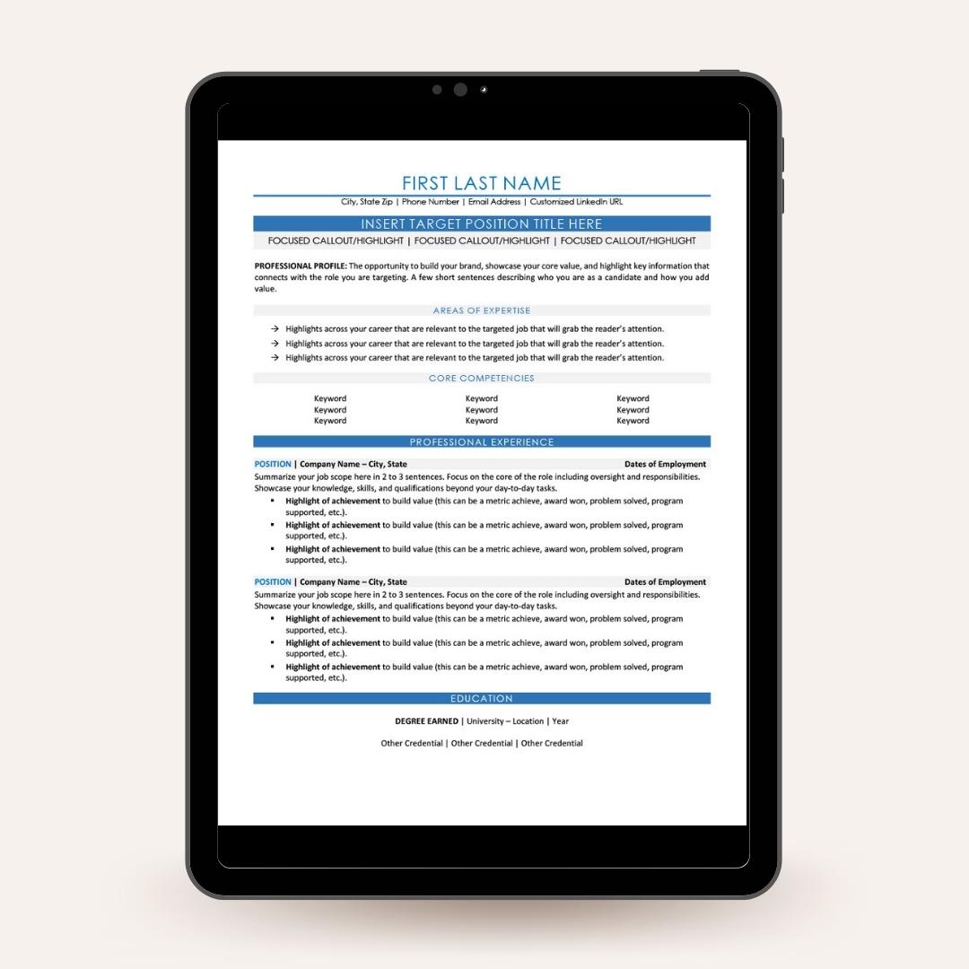 Entry-Level Resume Templates Bundle - Great Resumes Fast