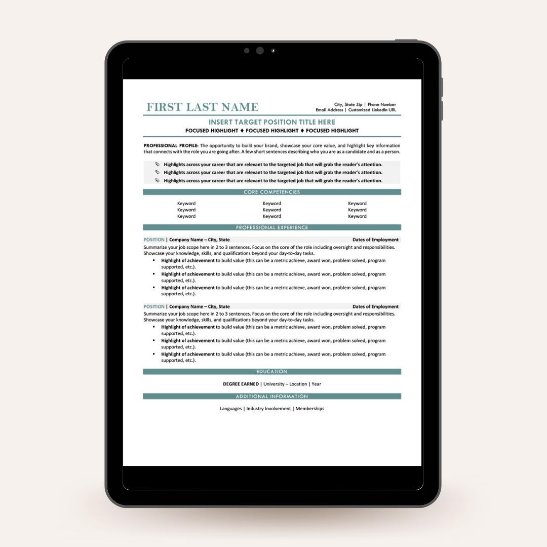 Entry-Level Resume Templates Bundle - Great Resumes Fast